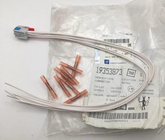 CABLE LOOM WIRING For Vauxhal Genuine GM Multi-Purpose Pigtail 19353873 ...