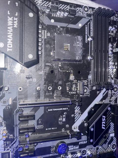 MSI B450 TOMOHAWK Max II AM4 Motherboard ATX, AMD, DDR4 £19.36 ...