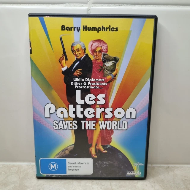 LES PATTERSON SAVES the World 1988 Barry Humphries Rare OOP Aussie DVD ...