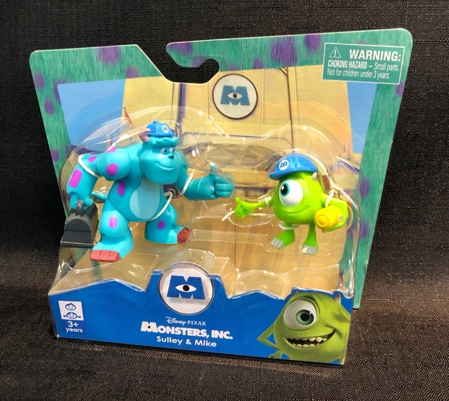 DISNEY PIXAR MONSTERS Inc PVC Mike Sully mini Figures MIB Rare Spin ...