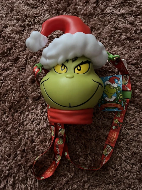 UNIVERSAL STUDIOS DR. Seuss The Grinch Popcorn Bucket Christmas Holiday ...