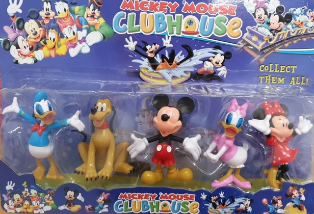 Disney Mickey Mouse Clubhouse Donald Minnie Goofy Pluto Collectible Figures Cake £1211