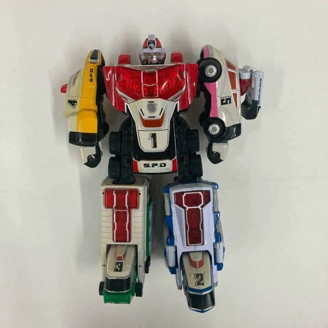 POWER RANGERS TOKUSOU Sentai Dekaranger DX Deka Ranger Robo Megazord ...