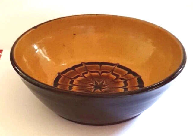 COLOURFUL DISH BY John Brownhill of Layham Studio Pottery, Suffolk - 14 ...