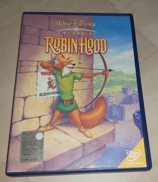 DVD ROBIN HOOD 1° Edizione Ologramma Tondo Buena Vista Z3 Classici ...