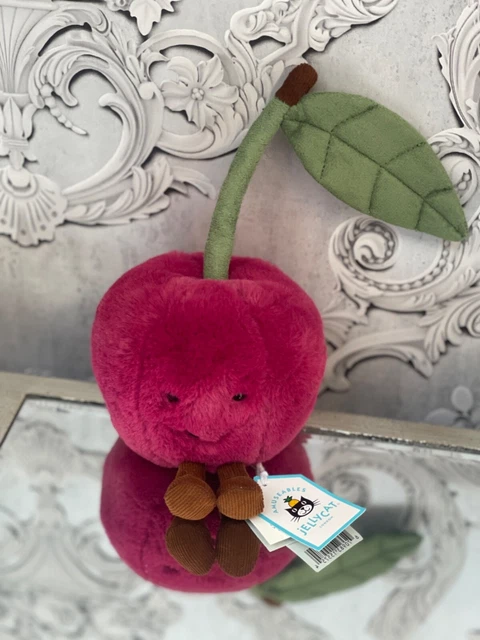 BNWT JELLYCAT AMUSEABLES Cherry Soft Plush Toy New With Tags HTF £25.00 ...