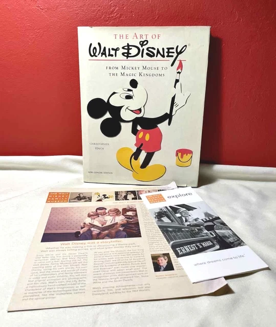1988 ED. THE ART OF WALT DISNEY Christopher Finch HC avec DJ + Walt ...