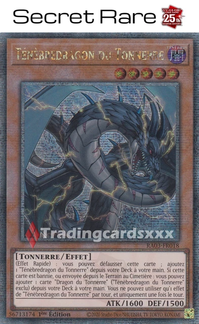 YU-GI-OH! TÉNÈBREDRAGON DU Tonnerre : QCSE RA03-FR018 EUR 7,90 - PicClick FR