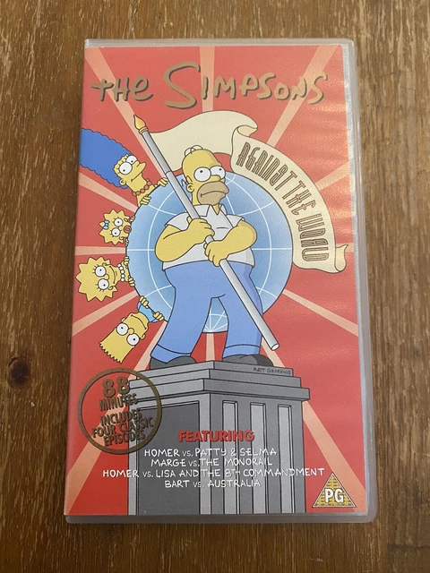 THE SIMPSONS AGAINST The World - Animated - VHS, - 1998 £5.99 - PicClick UK