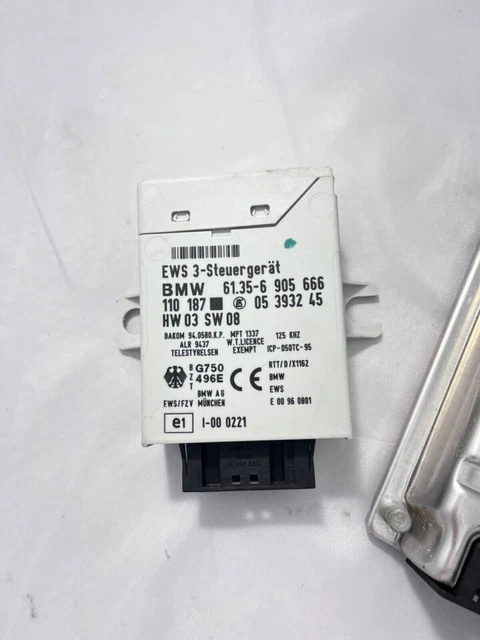 BMW E46 E39 3 5 Series 520D 320D 318D DDE ECU Module Set Manual 7786887 ...