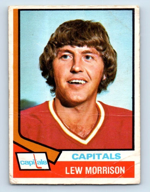 1974-75 O-PEE-CHEE **C** Lew Morrison Washington Capitals #125 $0.99 ...