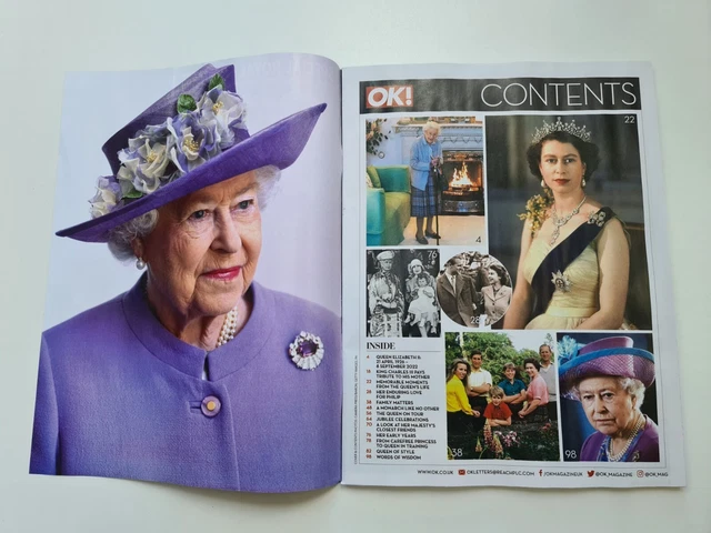 QUEEN ELIZABETH II Death & The Royals OK! Special Collector's Edition ...