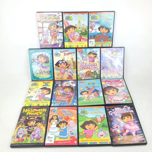 Dora The Explorer Nick Jr Dvd Lot Of 10 Videos Nickelodeon Adventure 2