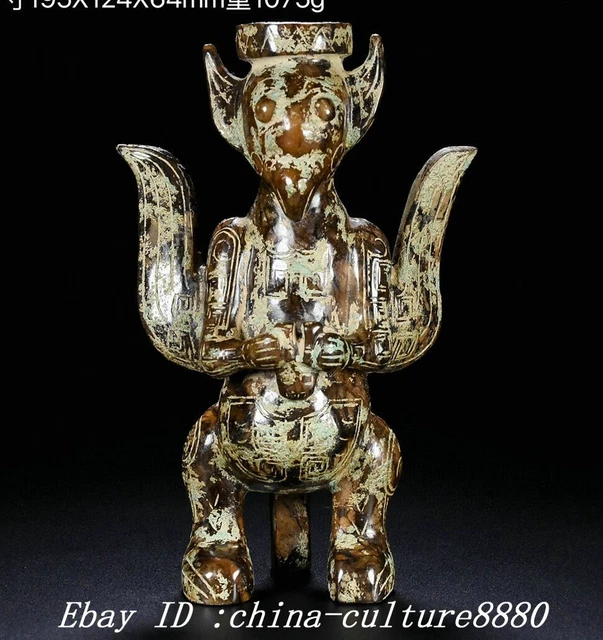 7.6 '' ANCIENNE dynastie naturelle et Tian yuflying Wing Eagle Bird EUR ...