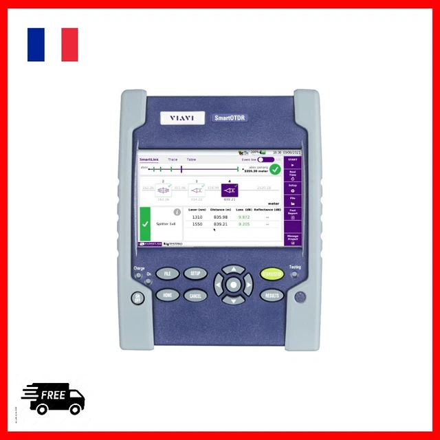 RÉFLECTOMÈTRE - VIAVI Monomode SmartOTDR 126A EUR 1.950,00 - PicClick FR