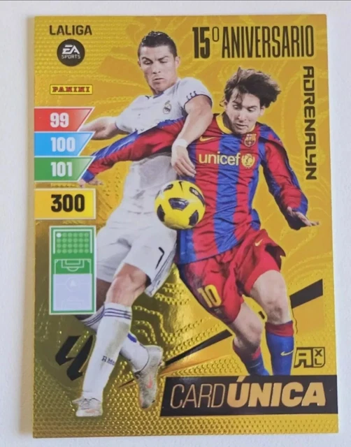 MESSI Cristiano Ronaldo Card Unica 2023-24 Cromo Panini Adrenalyn 23/24 ...