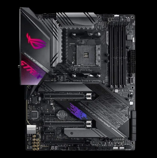 ASUS ROG STRIX X570-E Gaming AM4 ATX Motherboard £203.50 - PicClick UK