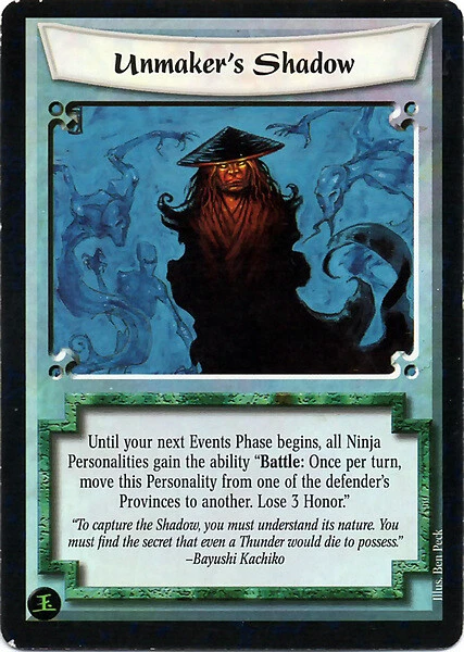 UNMAKER'S SHADOW - Ambition's Debt - Legend of the Five Rings CCG EUR 1 ...