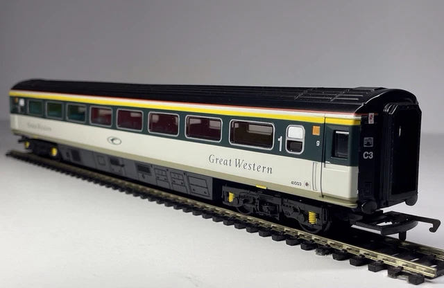 HORNBY R4101 BR Mk3 TF 1st Class Coach G 41003 Great Western - OO Gauge - Boxed £34.50 - PicClick UK