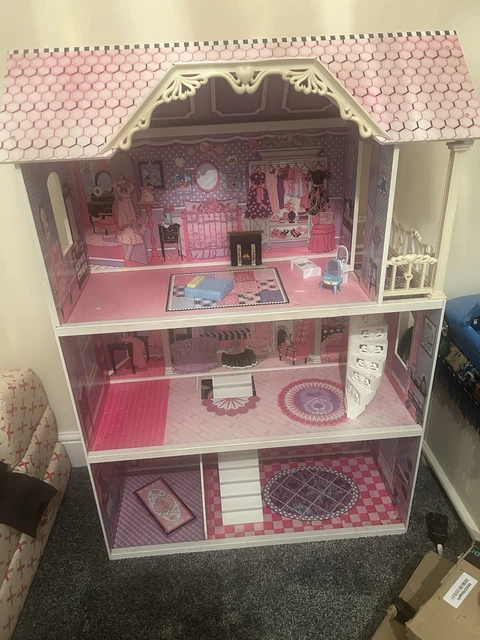 DOLLS HOUSE WITH Furniture and Contents £5.45 - PicClick UK
