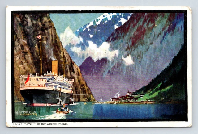 SHIPPING: KENNETH D. Shoesmith, R.M.S.P. In Norwegian Fjord. Posted. £9 ...
