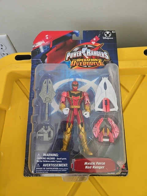 DISNEY STORE POWER Rangers Operation Overdrive Mystic Force Red Ranger ...