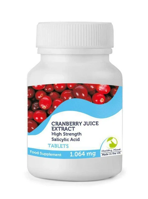 CRANBERRY JUICE 5000MG Extract Salicylic Acid 250 Tablets £28.24 ...