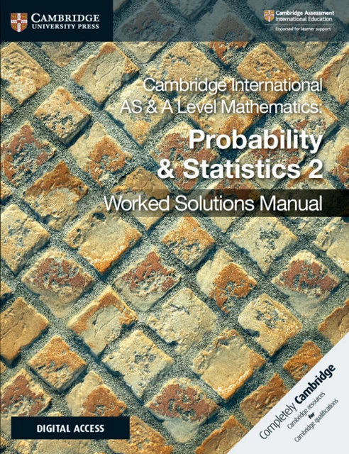 Cambridge International As A Level Mathematics Probability