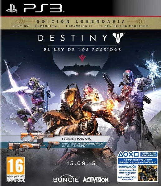 DESTINY: EL REY De Los Poseídos Ed. Legendaria Sony Playstation 3 PS3 ...