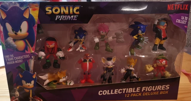 SONIC PRIME NETFLIX 12 Pack Deluxe Box Collectable Figures Include 2 ...