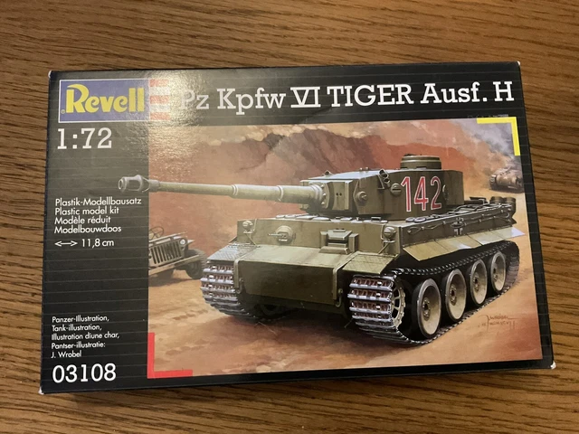 REVELL PZ. KPFW. VI Tiger Ausf. H 1/72 03108 £16.32 - PicClick UK