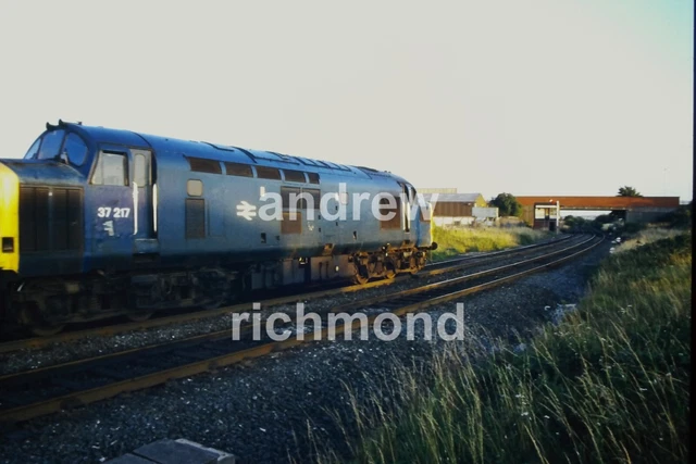 37217 SUMMIT BOX Class 37 Diesel 4 Aug 1989 Original 35mm Railway Slide ...