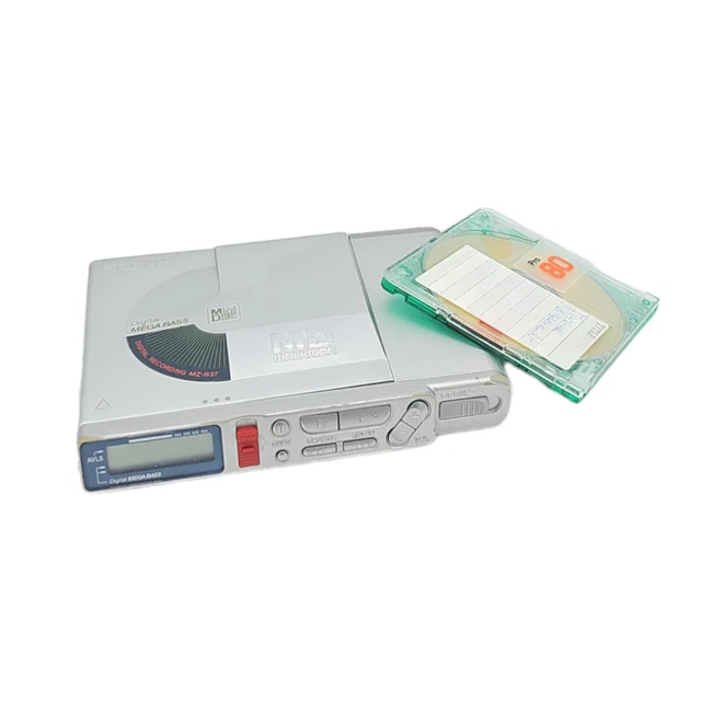 SONY PORTABLE MINIDISC Recorder MZ-R37 - Walkman - silber - geprüft EUR ...
