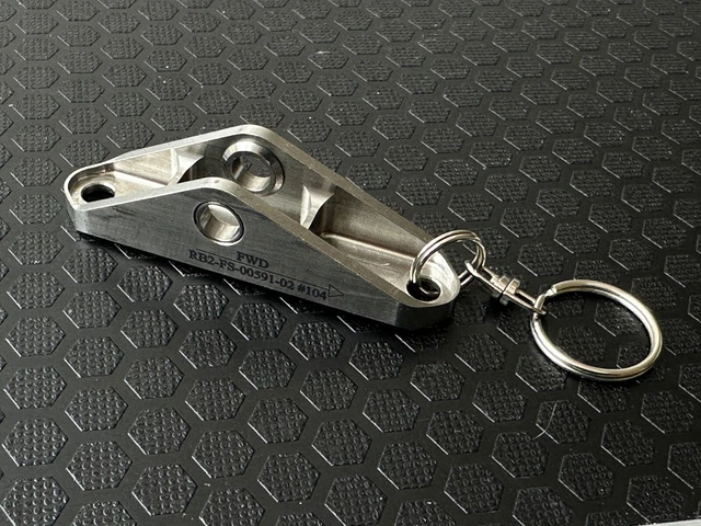 RED BULL RACING - Titanium F1 Race Car Component Keyring F1 World ...