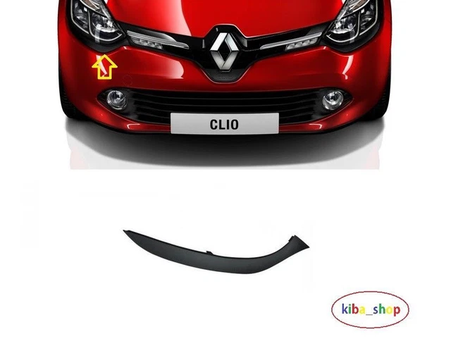 FOR RENAULT CLIO IV mk4 13- FRONT BUMPER HEADLIGHT MOULDING TRIM RIGHT ...