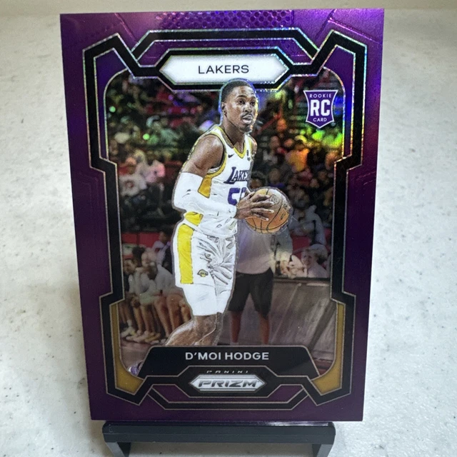 D'MOI HODGE 2023-24 Panini Prizm violet/99 recrue RC couleur match ...