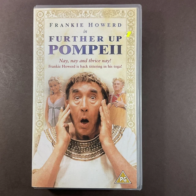 FURTHER UP POMPEII, Frankie Howard, VHS Video, Cert PG Comedy Movie £2. ...