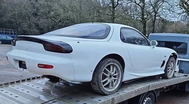 DEPOSIT TAKEN - RX7 FD3S Rolling Shell Project 13b? V8 engine swap ...