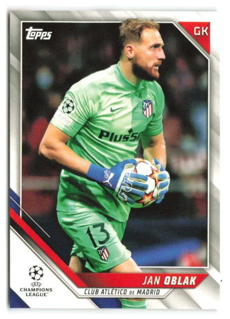 2021-22 TOPPS UEFA Champions League Jan Oblak #67 Atletico Madrid EUR 1,66 - PicClick FR