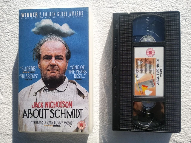ABOUT SCHMIDT JACK Nicholson VHS Entertainment In Video EVS1454 £4.80 ...