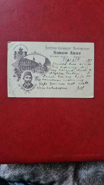 EGYPT POST CARD 1897 £2.50 - PicClick UK