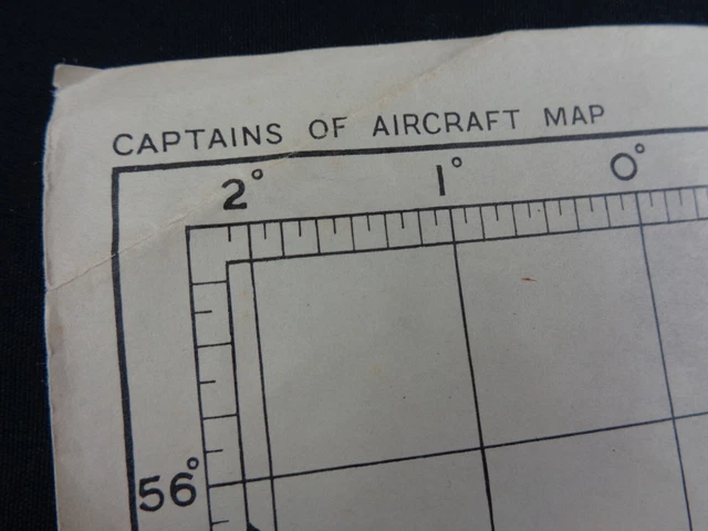 WW2 RAF &CAPTAINS of AIRCRAFT" COCKPIT MAP for "CAMBRAI" BOMBING RAID ...