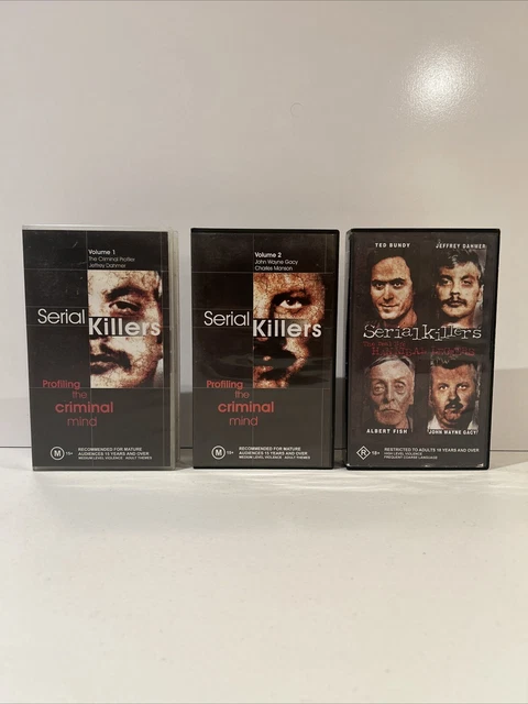 SERIAL KILLERS VHS - Vol 1 & 2 - Real Life Hannibal Lecters $65.00 ...
