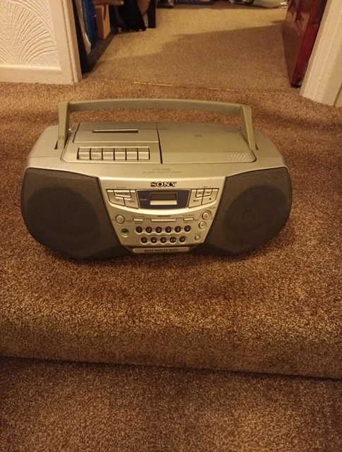 SONY CFD-S22L CD Radio Cassette-recorder Bass Reflex Body Boombox ...
