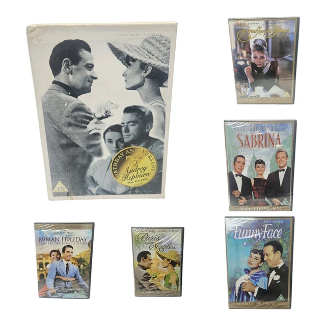 THE AUDREY HEPBURN Collection DVD Boxset 75th Birthday Anniversary ...
