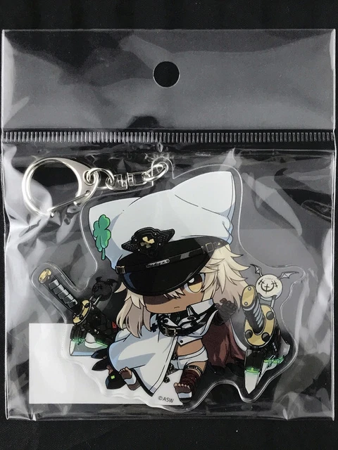 GUILTY GEAR STRIVE Ramlethal Valentine Petanko Acrylic Key Holder Ring ...