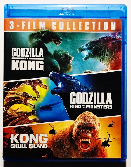 GODZILLA/KONG 3-FILM COLLECTION (Blu-ray, 2021, 3-Disc Set ...