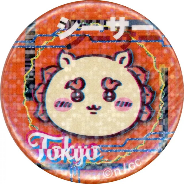 BADGE SHISA &CHIIKAWA Tokyo Chiikawa Hologram Can Badge Collection" £40 ...