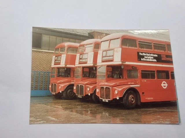 LONDON TRANSPORT COLOUR Bus Photograph AEC Routemaster Various Alperton ...