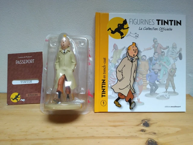 FIGURINE TINTIN COLLECTION Officielle N° 1 TINTIN EN TRENCH COAT ...